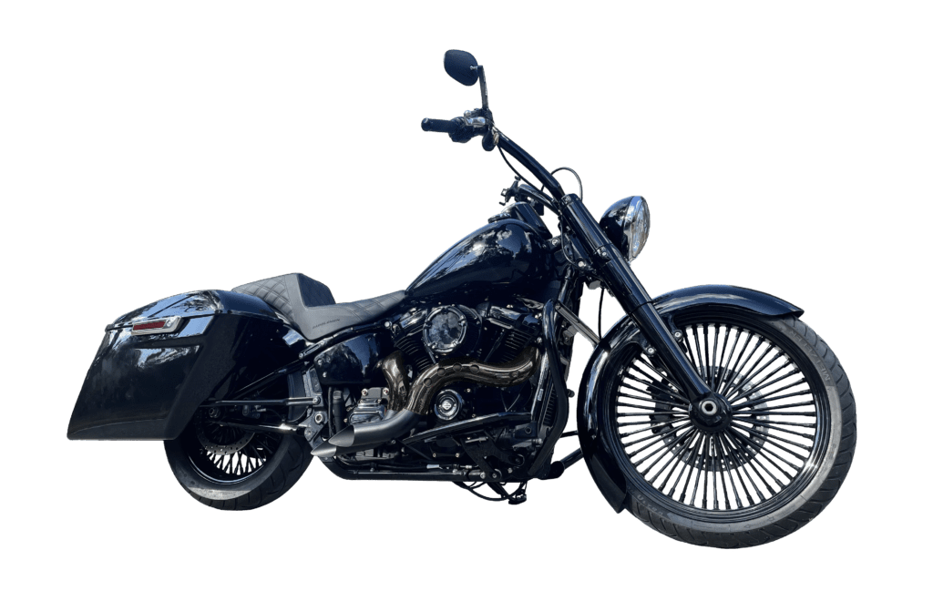 Softail Slim Bagger Build List | Rush Bikes